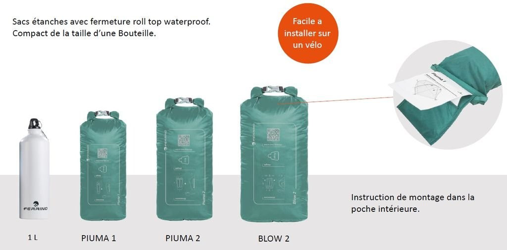 Tente très légère Ferrino Piuma 2