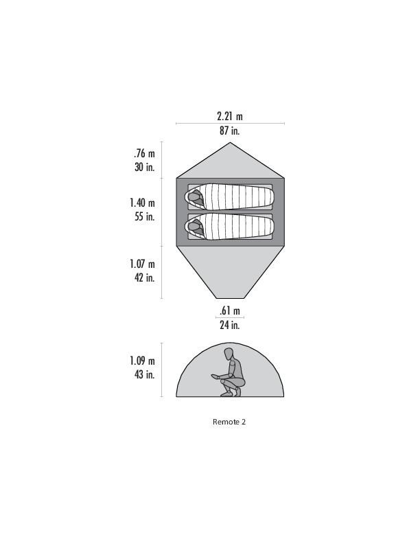 Tente Msr Remote 2 : Tente d'alpinisme - Haute Montagne - 4 saisons ...